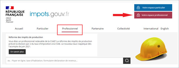 Début d'activité : avez-vous pensé à créer votre espace pro impots.gouv ...